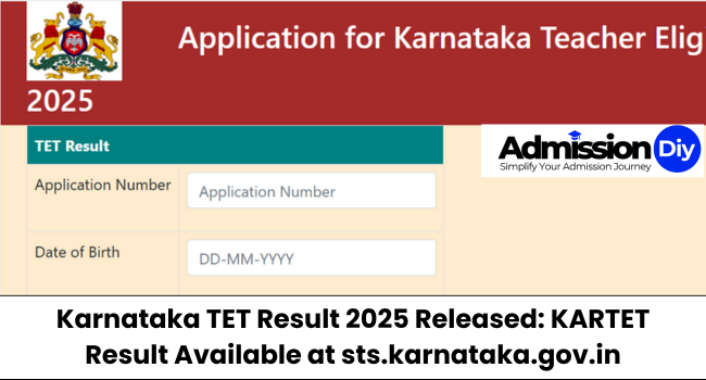 KARTET Result 2025 at sts.karnataka.gov.in